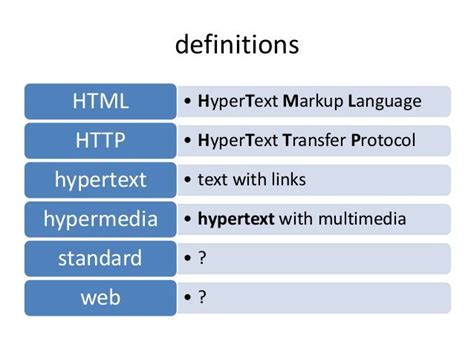 Html5 And The Evolution Of The Web