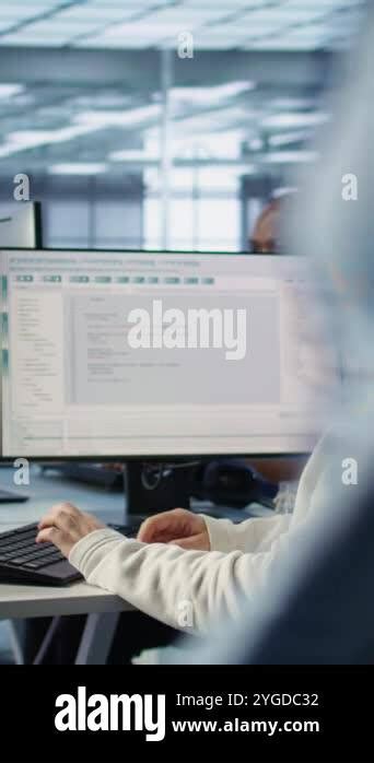System Admin Working In Computer Network Security Data Center Ensuring Optimal Performance