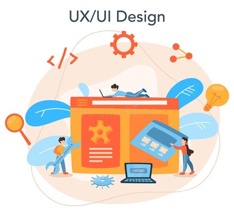 Ux Ui Designer Concept App Interface Improvement For User Stock