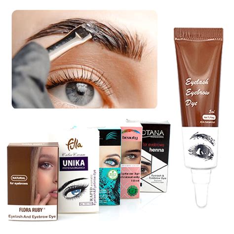 Oem Semi Permanent Eyebrow Dye Tinting Professional Brow Henna Private