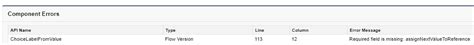 Deployment Getting Required Field Is Missing Assignnextvaluetoreference When Deploying Flow