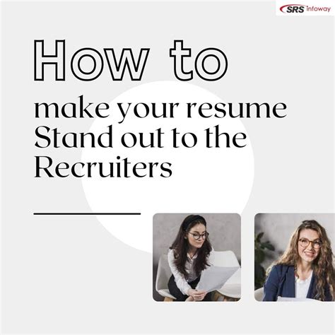 Srs Infoway On Linkedin Resume Success Hiring Proresumetips