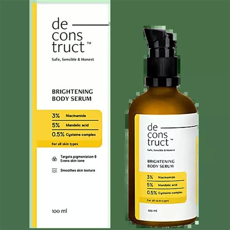 Deconstruct Brightening Body Serum Improves Skin Texture 100 Ml Jhattse