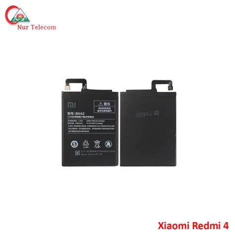 Original Xiaomi Redmi 4 Battery Price In Bangladesh Nur Telecom