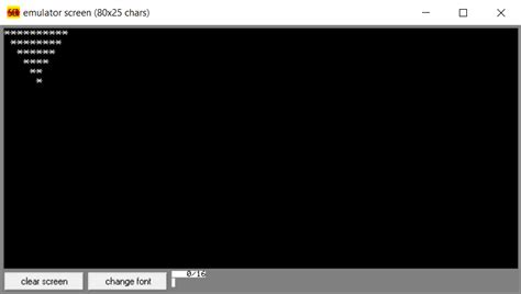 8086 Assembly Language Program To Display An Inverted Pyramid Using Loop