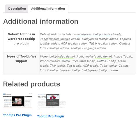 How To Use Wordpress Tooltip With Woocommerece Products Attributes Wordpress Tooltips Plugin