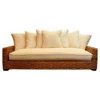 Restoration Hardware Maxwell Sofa In White Linen Slipcover At 1stdibs