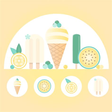 Vector Food Elements 563096 Vector Art At Vecteezy