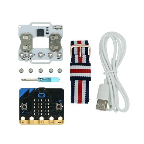 Educational Diy Programming Microbit Smart Coding Kit Watch Wearable Device Fit For Scratch 30