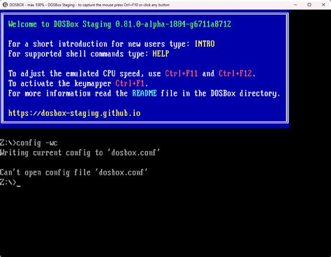 Config Wc Doesnt Work In Current Installer Version Of Dev Build
