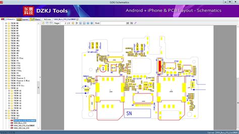 G806 Main Pcb Placement Tecno R7 Tecno Schematic Dzkj Schematics And Pcb Layout