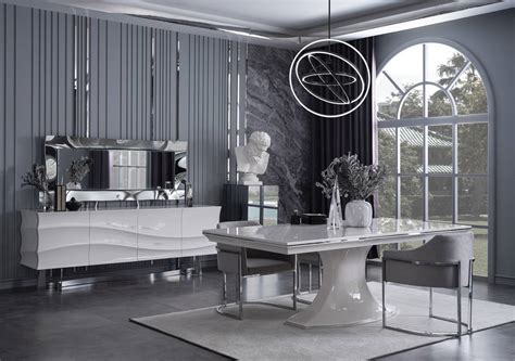 Infinity Dining Table Deluxe Home Decor Furniture