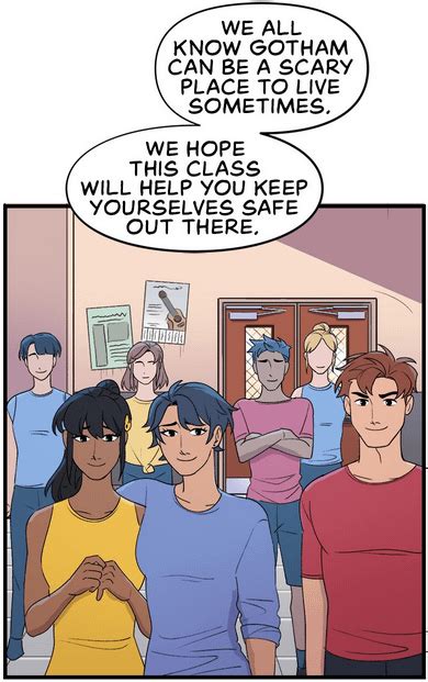 [comic excerpt] helping the community in and out of costume batman