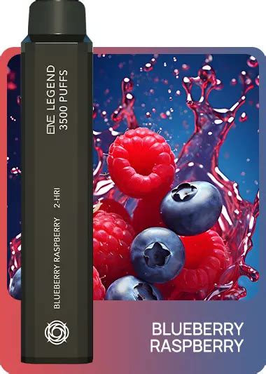 Elux Ene Legend 3500 2 Hri Disposable Vape Blueberry Raspberry Vape Big