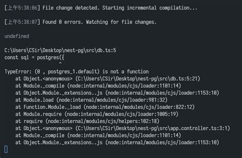 Not Working With Latest Nestjs Issue 297 Porsager Postgres GitHub