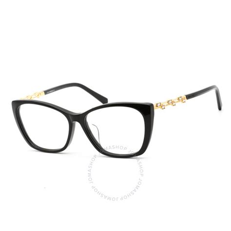 Swarovski Ladies Black Cat Eye Eyeglass Frames Sk5383 F00154