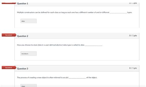 Solved ܒܒܒr Question 1 U 1 Pts Multiple Constructors Can Be