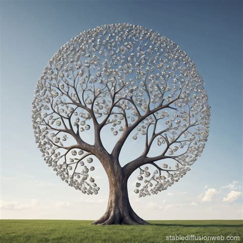 Binary Tree With Nodes Stable Diffusion Online
