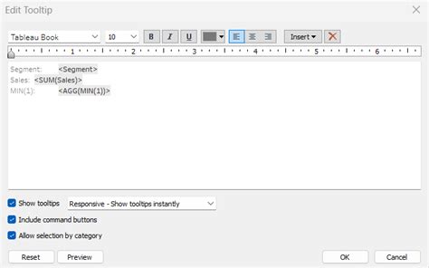 How To Apply Conditional Formatting To Tooltips In Tableau