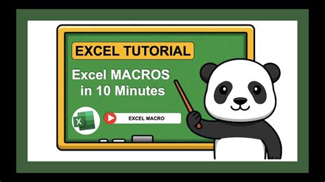 Learn Excel Macros In 10 Minutes Using Real World Examples Youtube
