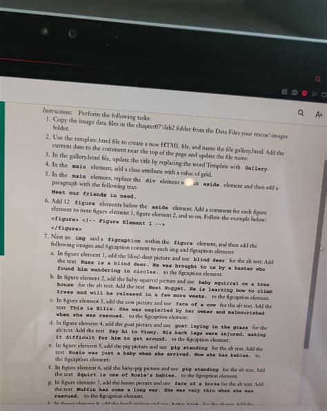 Lab 2 Integrating Html 5 Semantic Elements For The