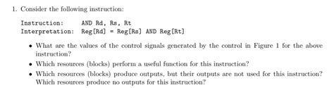 Solved Figure Simplified Single Cycle Data PathConsider Chegg Com