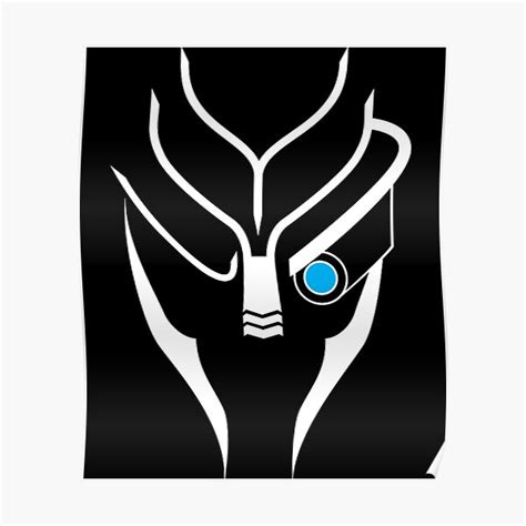 Mass Effect Garrus White Poster For Sale By Barronleegra Redbubble