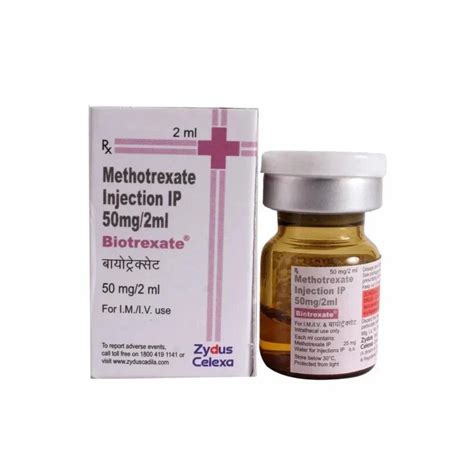 Biotrexate Methotrexate Injection 2 Ml 50 Mg At ₹ 150 Vial In Bhilai Id 2855045006791