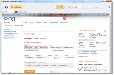 Microsoft Releases New Bing Travel Planner For Outlook
