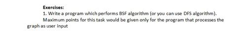 Solved Exercises 1 Write A Program Which Performs Bsf