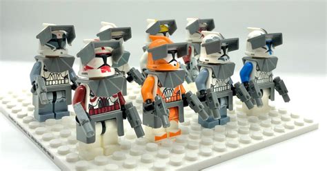 Lego Star Wars Custom Super Clone Trooper Commandos Pack Etsy