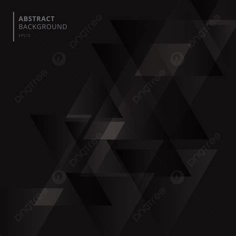 Abstract Technology Black Geometric Triangles Shape Overlapping Background Sci Design Dark