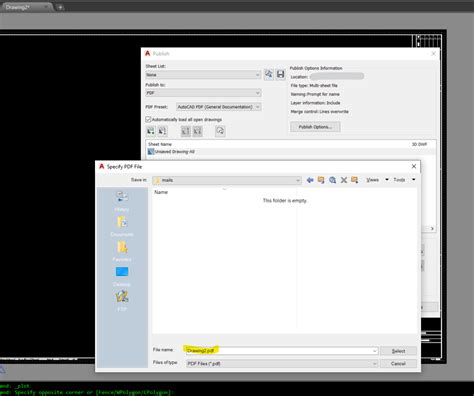 When I Plot Drawing Dwg To Pdf The Default File Name Shows The Name Of