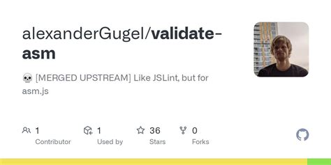Show Validate Asm An Asmjs Validator Linter For High Performance Js Rprogramming