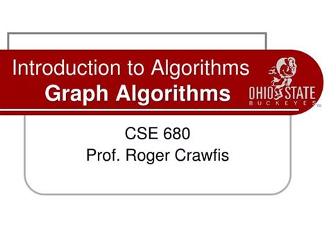 Ppt Introduction To Algorithms Graph Algorithms Powerpoint Presentation Id2484381