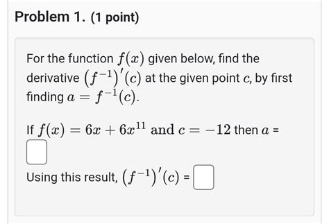Solved For The Function F X Given Below Find The Chegg