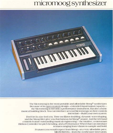 Moog Synthesisers Robert Moog USA Years Of Electronic Music