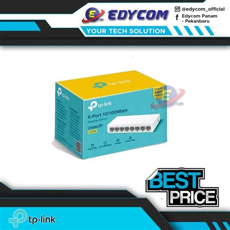 Jual Tp Link Ls1008 Switch Hub 8 Port 10 100mbps Desktop Switch Unmanaged Shopee Indonesia