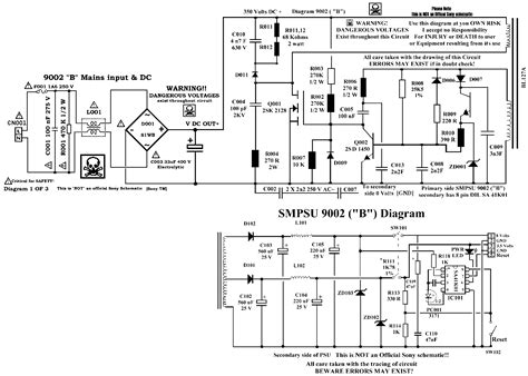 SONY PLAYSTATION PS 2 GENERIC POWER SUPPLY Service Manual Download Schematics Eeprom Repair