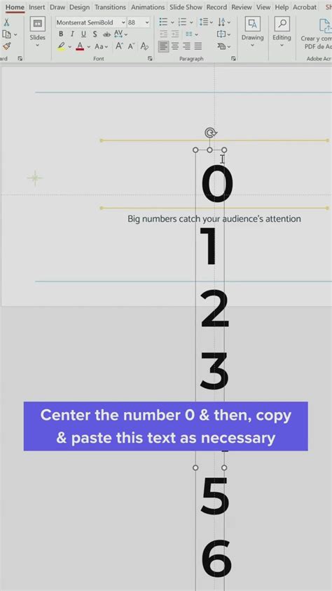 Animate Numbers In PowerPoint Presentation