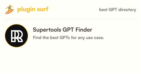 Supertools GPT Finder GPT Information Latest Updates And Reviews
