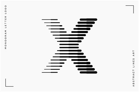 모노그램 로고 문자 X 선 추상 현대 미술 벡터 그림 검은색에 대한 스톡 벡터 아트 및 기타 이미지 검은색 기하 기하 도형 Istock