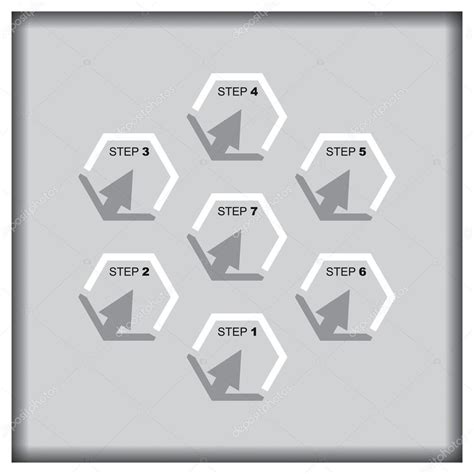 Flow Chart With Arrows Stock Vector Image By Eltoro