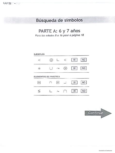 Búsqueda De Simbolos A Wisc Iv Pdf