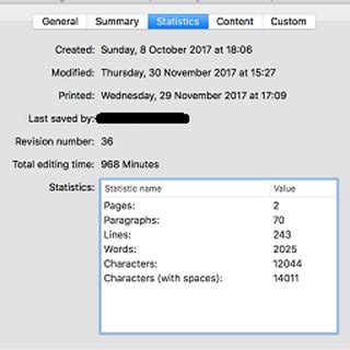 Document Properties Panel Download Scientific Diagram