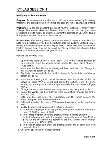 Ict Lab Session 1 Pdf Typefaces Arial