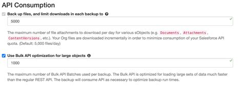 Ownbackup Recover For Salesforce Managing Api Limits Ownbackup Portal