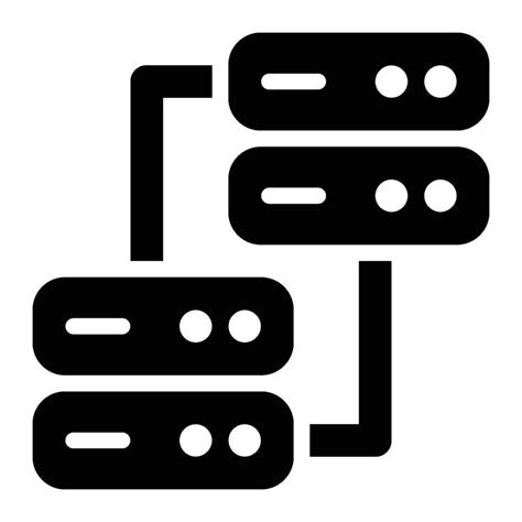 Relational Database Rdbms Glyph Solid Icon 55601633 Vector Art At Vecteezy