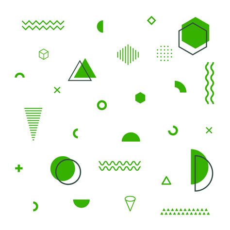 Free Green Geometric Vector Template To Edit Online