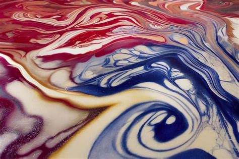 알코올 잉크 기술의 추상 유체 아트 페인팅 배경 분홍색 보라색과 노란색 페인트의 혼합 잉크의 투명한 오버레이는 선과 그라디언트를